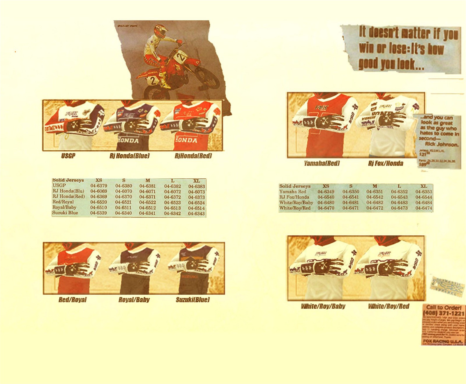 Rick Johnson’s Retro Fox Gear – MXB-Mods.com