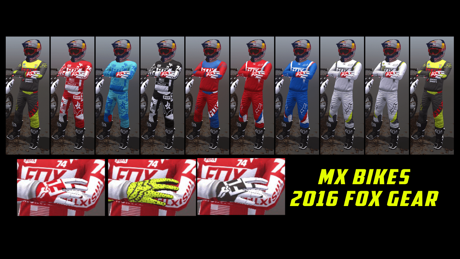 2016 FOX GEAR – MXB-Mods.com