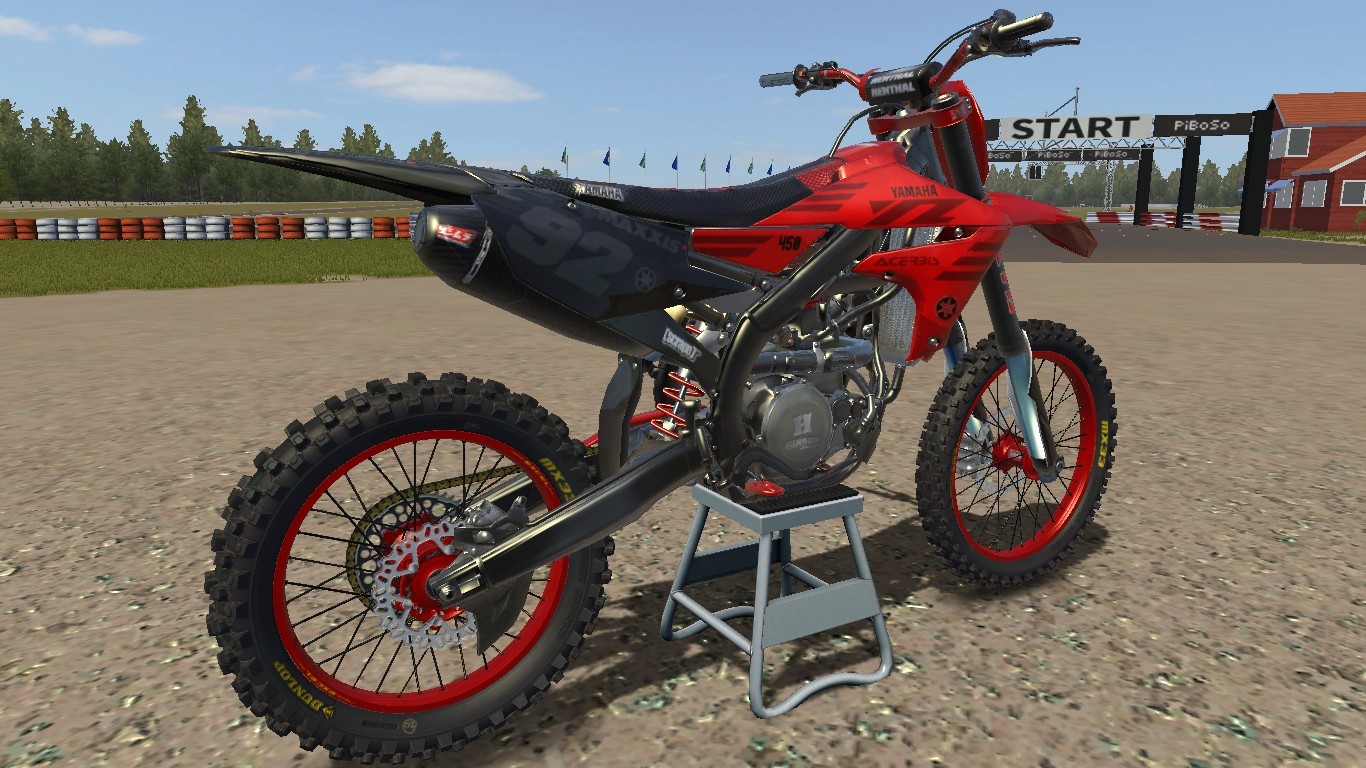 YZF BLACK-RED MX – MXB-Mods.com