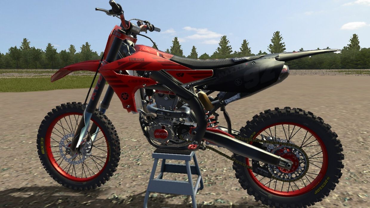 YZF BLACK-RED MX – MXB-Mods.com