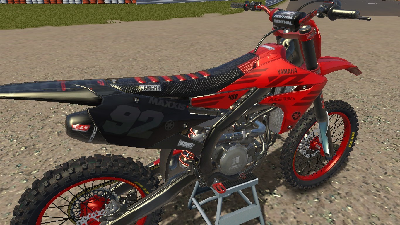 YZF BLACK-RED MX – MXB-Mods.com