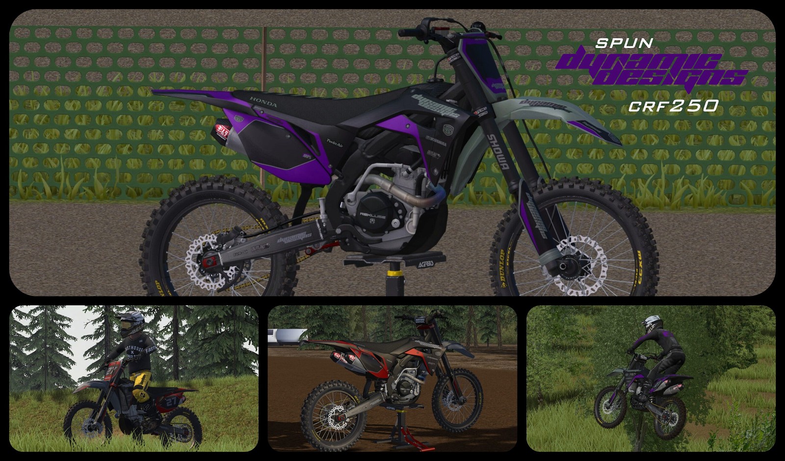 SPUN DYNAMIC DESIGNS CRF250 – MXB-Mods.com