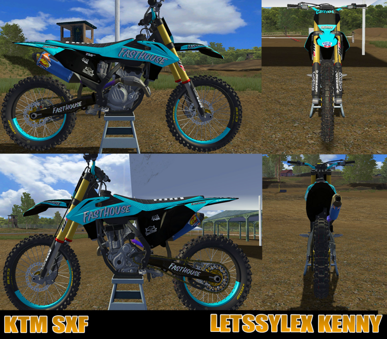 KTM FASTHOUSE RACING Paint | Motocross SX-F 250 – MXB-Mods.com