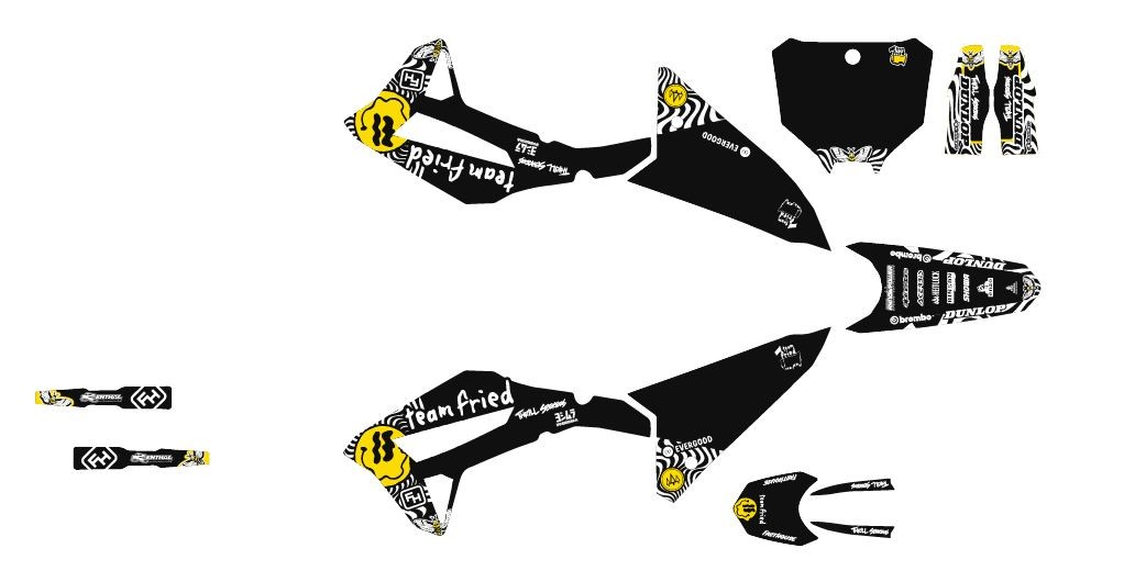 Team Fried inspired 2021 crf250r – MXB-Mods.com