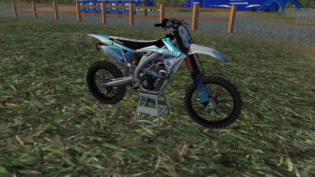 Suzuki RM-Z 450 blue/white skin – MXB-Mods.com
