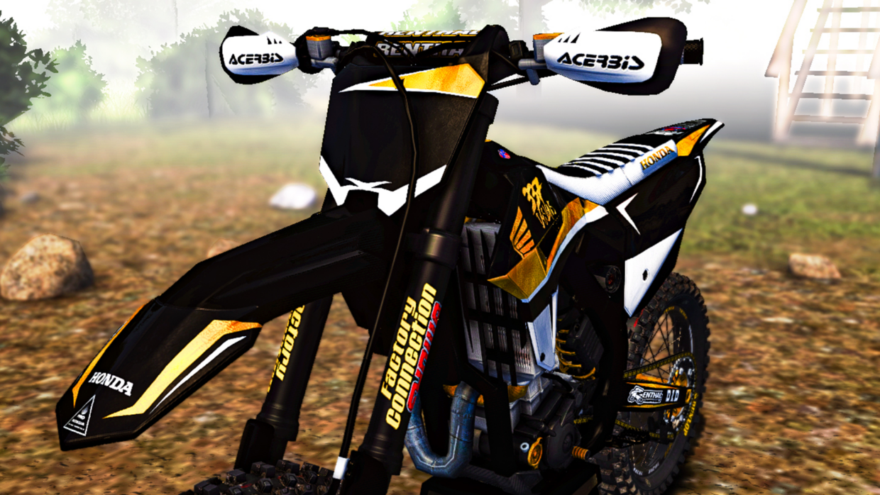 Gold Flake Honda - 337 Designs – MXB-Mods.com