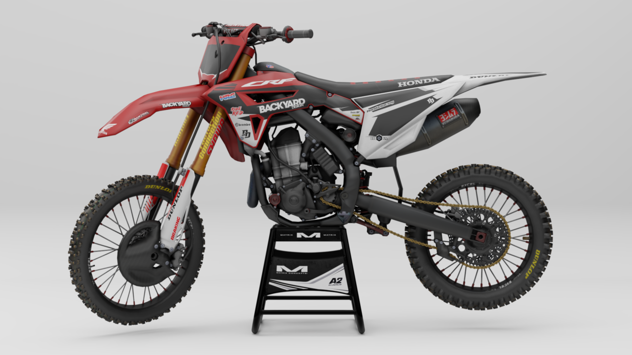 Backyard designs Honda graphics – MXB-Mods.com