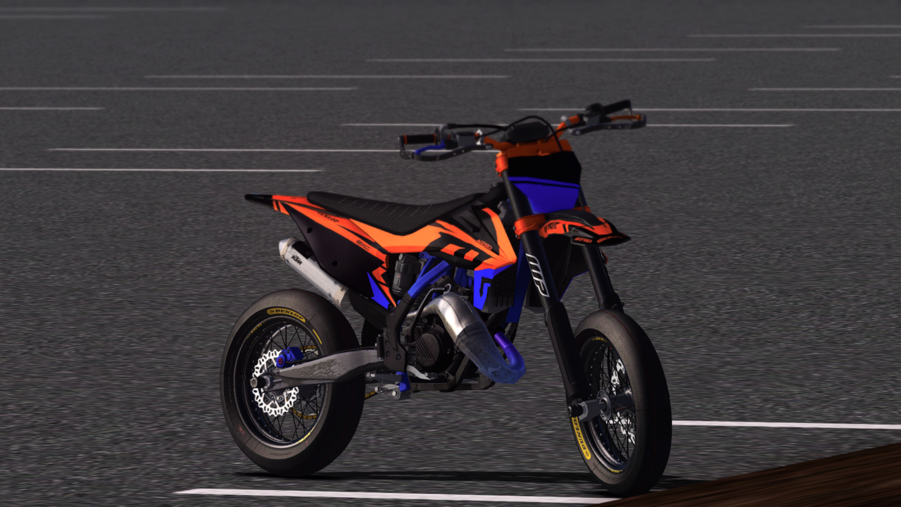 Orange/Blue ktm sx supermoto skin – MXB-Mods.com