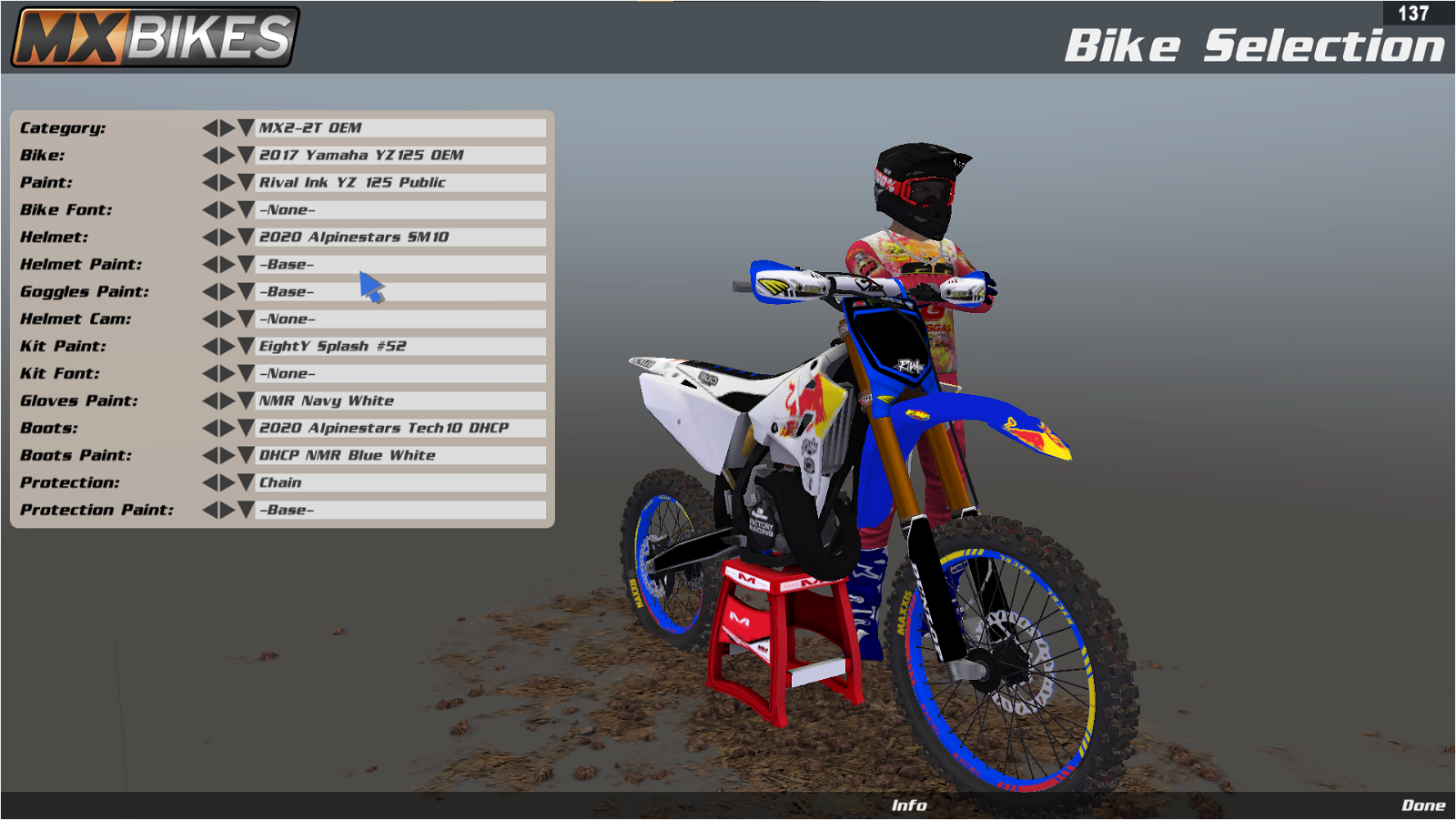 Rival Ink YZ 125 + Cycra Handguards – MXB-Mods.com