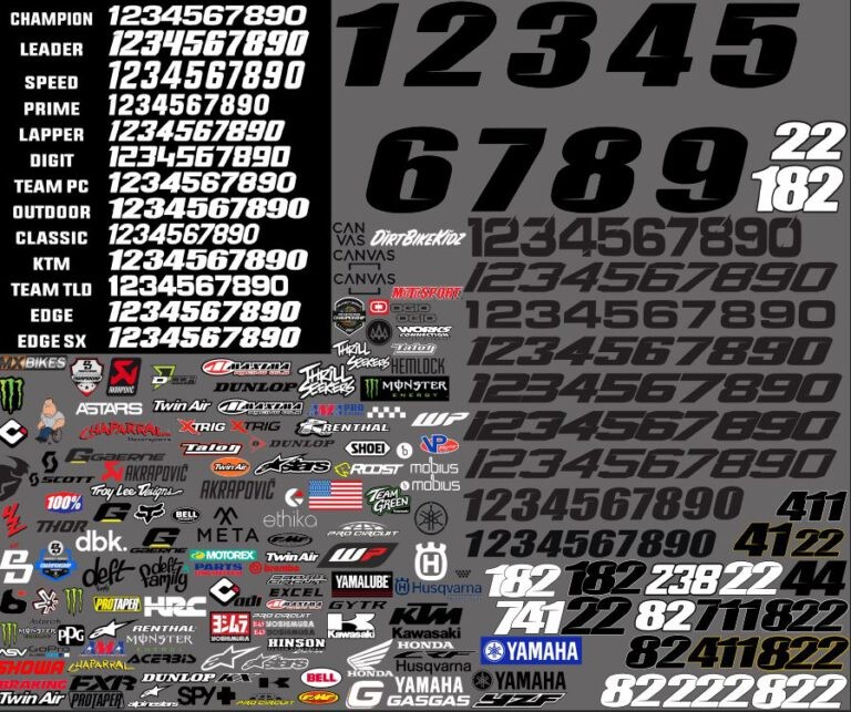 Ayden’s Font and logo sheet – MXB-Mods.com