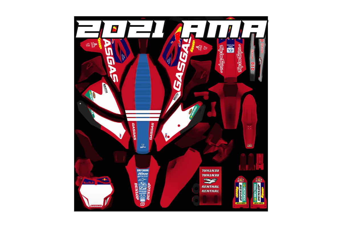 2021 AMA / 21,22 MXGP OEM GasGas Psds – MXB-Mods.com