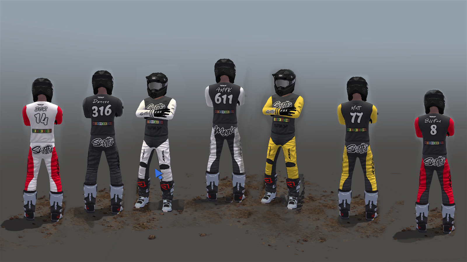 Shotty Racing Team (GLOVE UPDATE) & Public Rider Kit “WE RIDE AS ONE ...