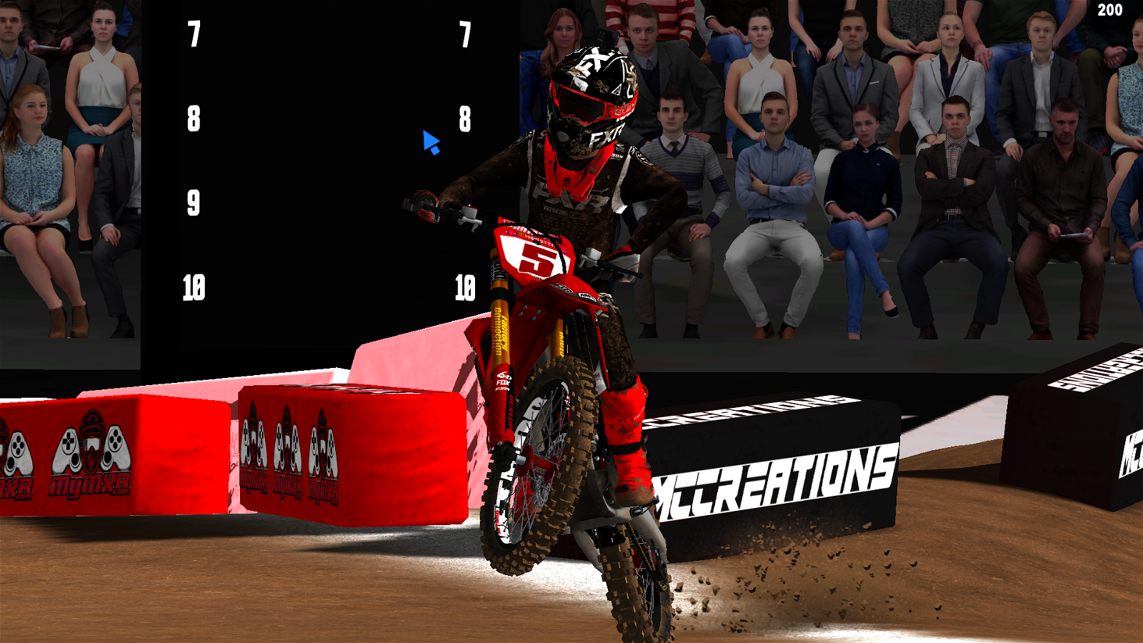 BLACK AND WHITE FXR RACE DIV – MXB-Mods.com