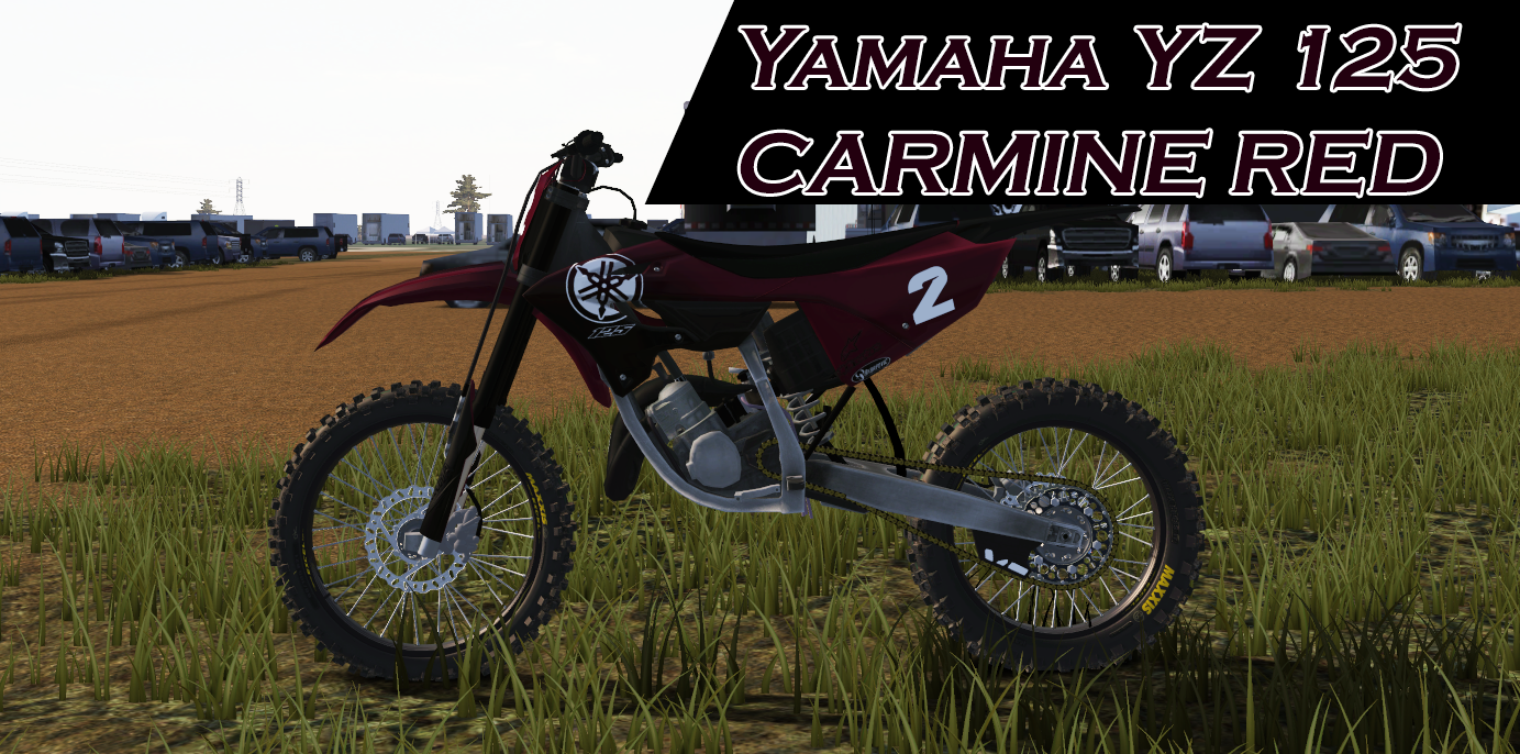 Yamaha YZ 125 Carmine Red livery – MXB-Mods.com