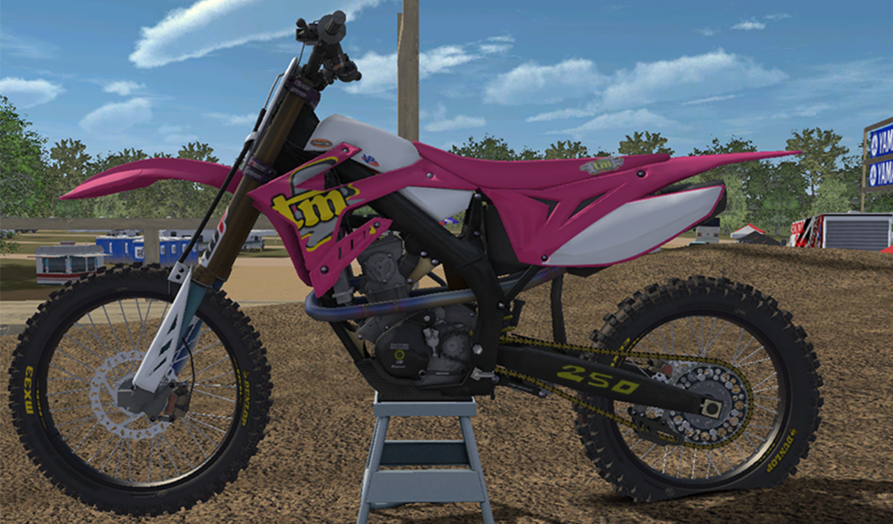 Retro TM 250. (very pink) – MXB-Mods.com