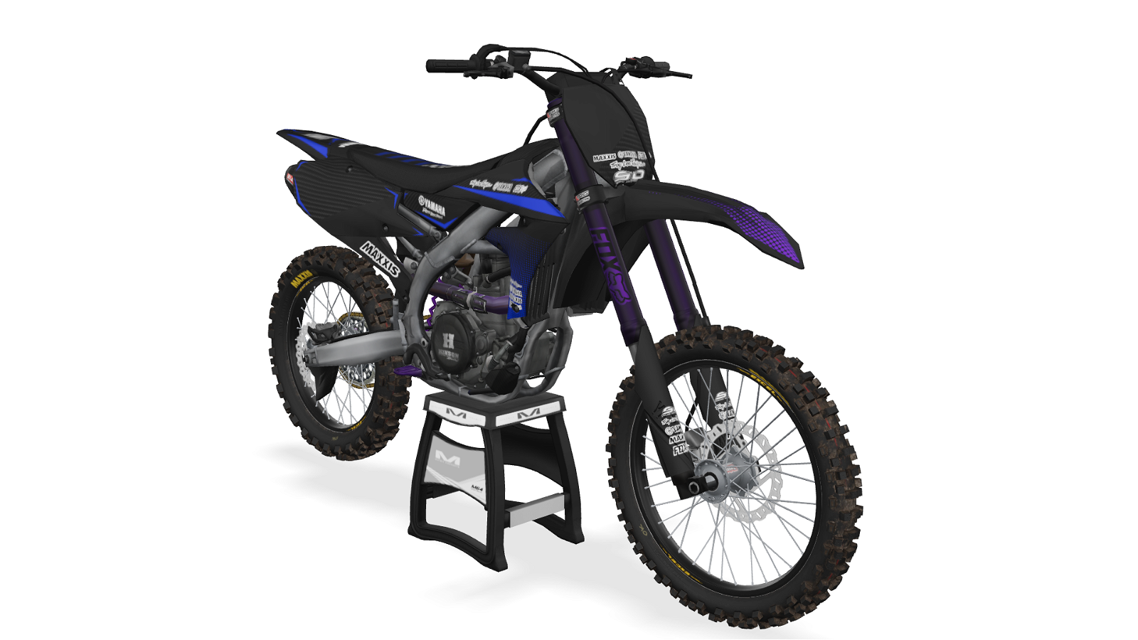 YZ 250F Blue Matrix paint – MXB-Mods.com