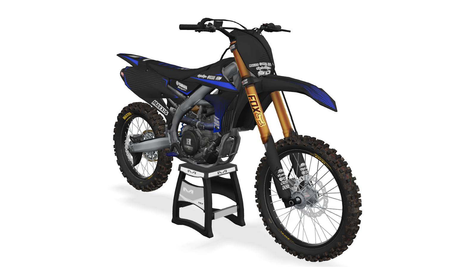 YZ 250F Blue Matrix paint – MXB-Mods.com