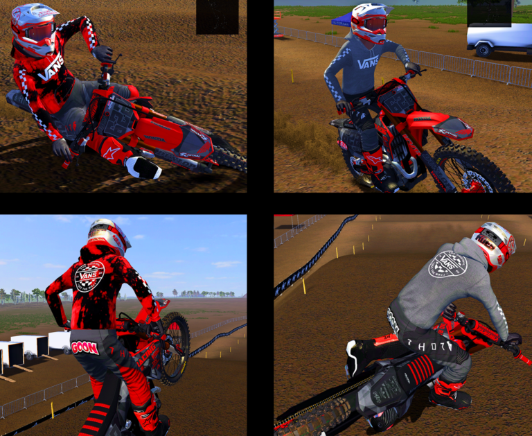 Vans Hoodie Red & Grey (With Hoods) – MXB-Mods.com