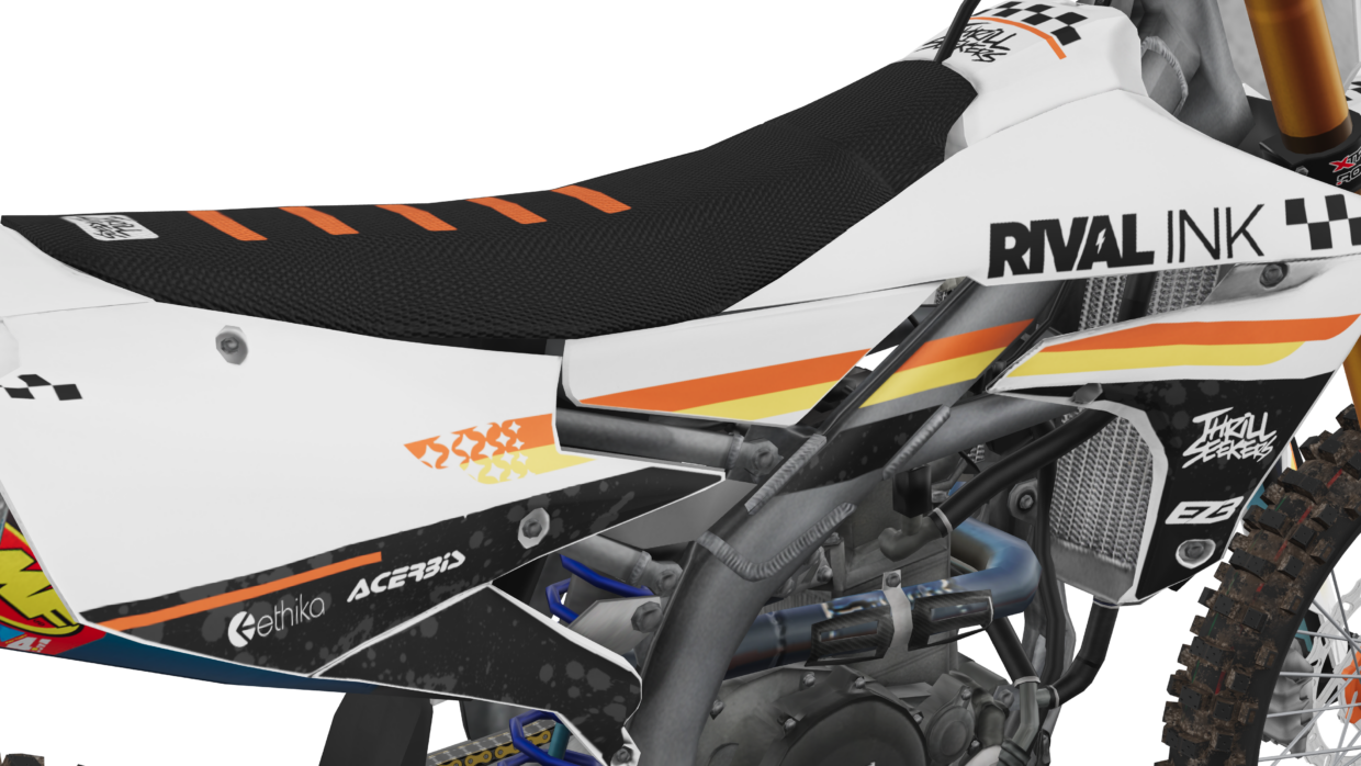 Yamaha Bleach White Graphics Kit – MXB-Mods.com