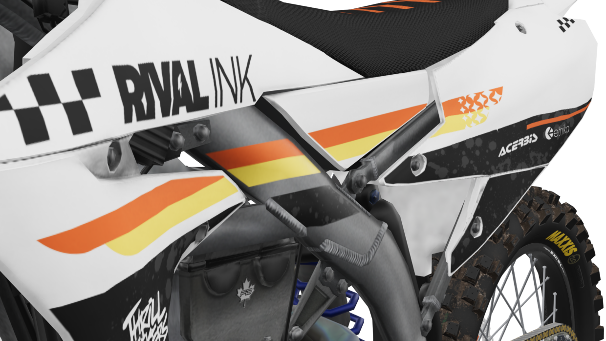 Yamaha Bleach White Graphics Kit – MXB-Mods.com