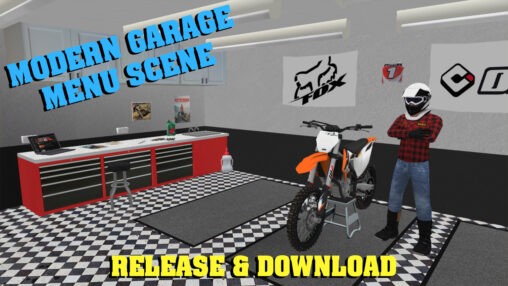 Modern Garage Menu Scene by BSA 75 – MXB-Mods.com