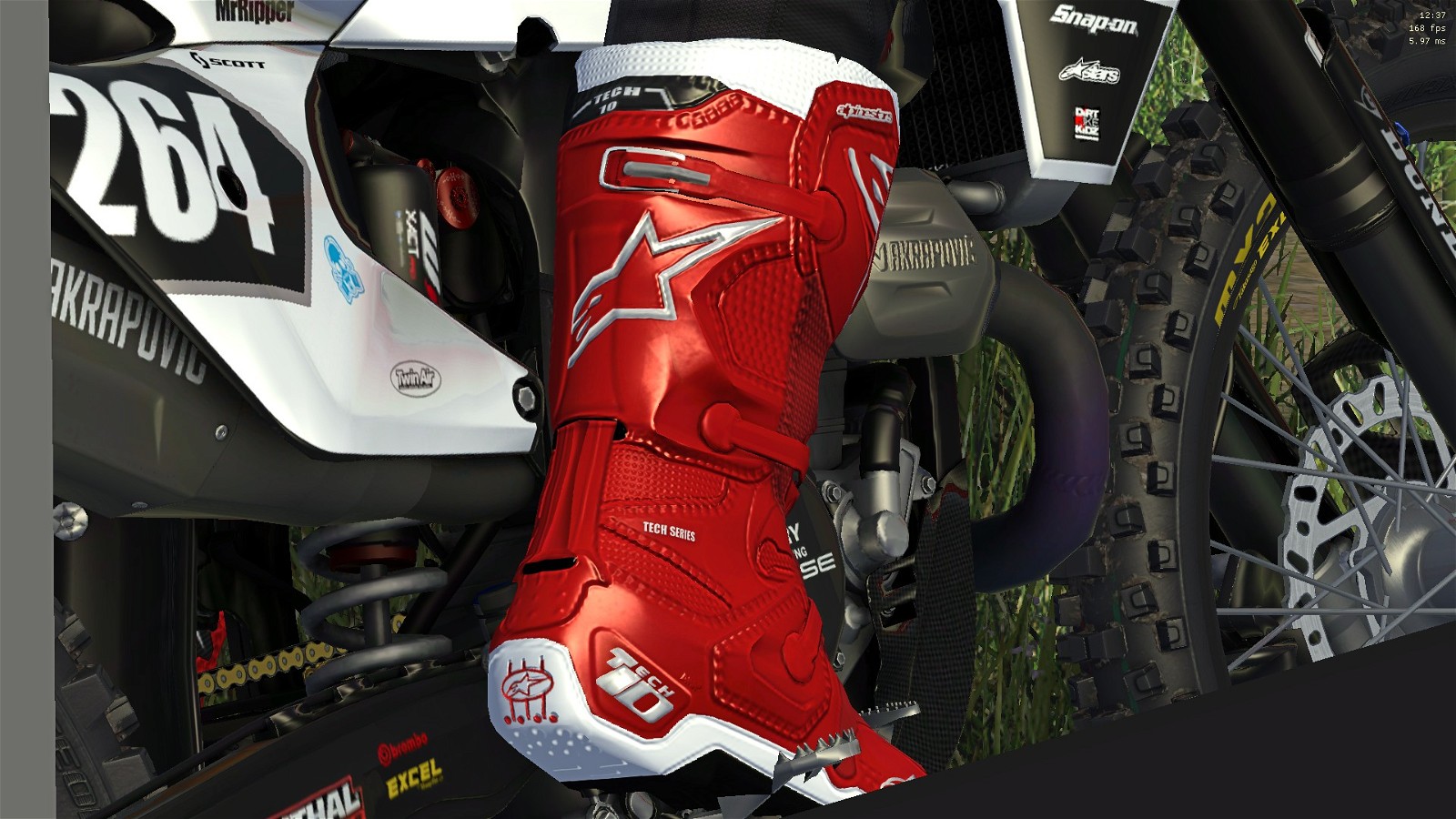 Red & White Tech 10 – MXB-Mods.com