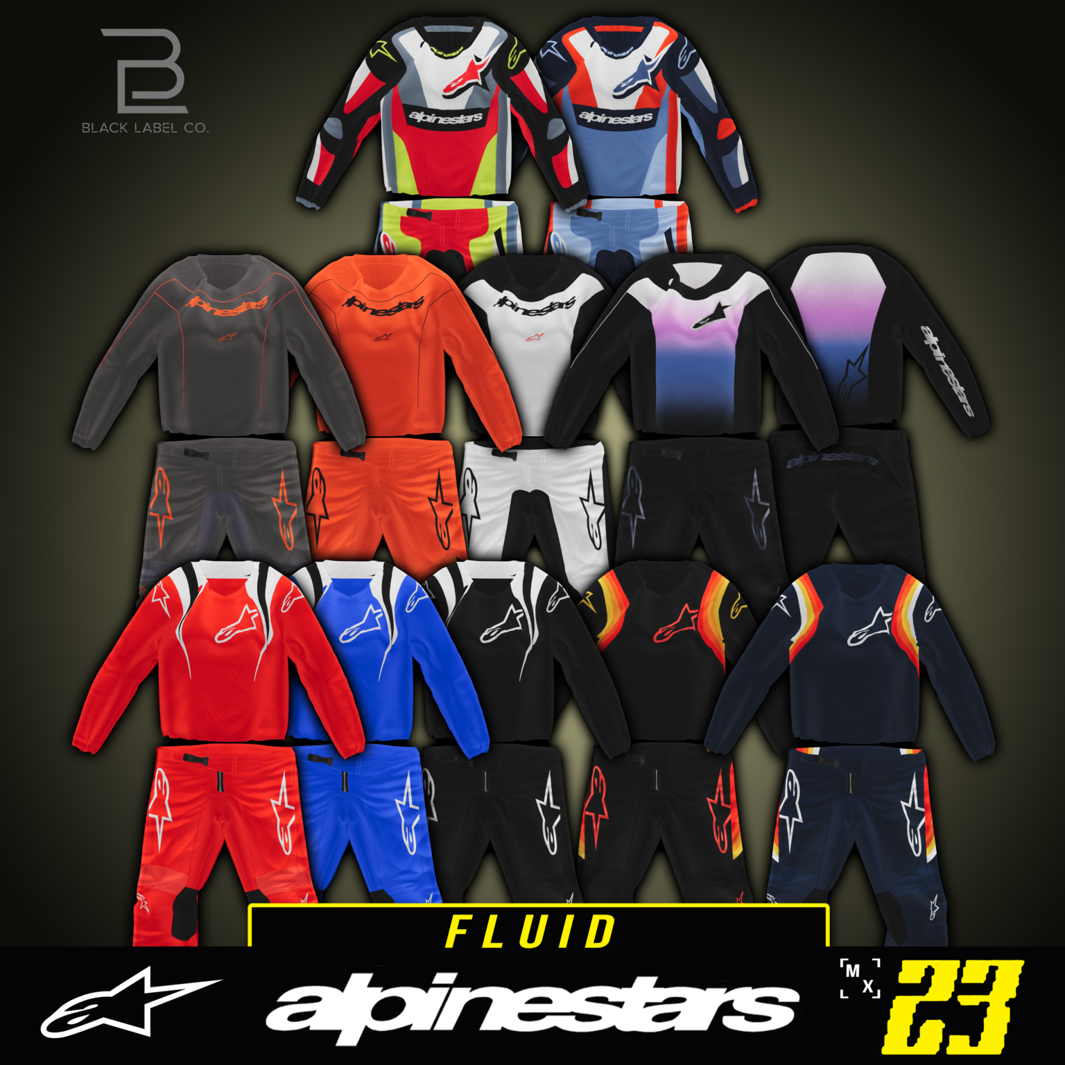 2023 Alpinestars MX23 Fluid Collection – MXB-Mods.com