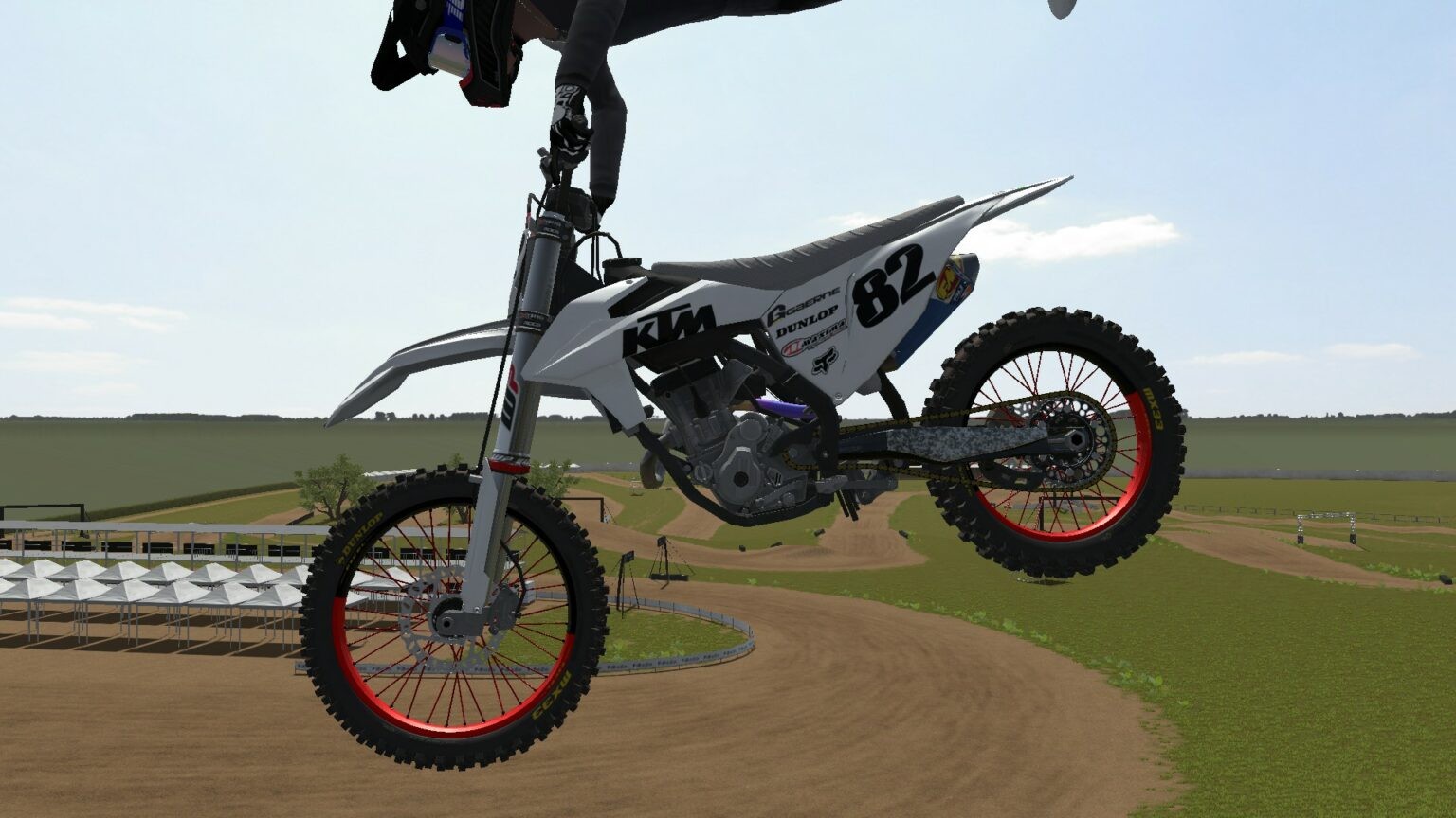 Clean White KTM – MXB-Mods.com