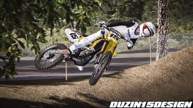 Yoshimura Suzuki Factory Replica By Duzin – MXB-Mods.com