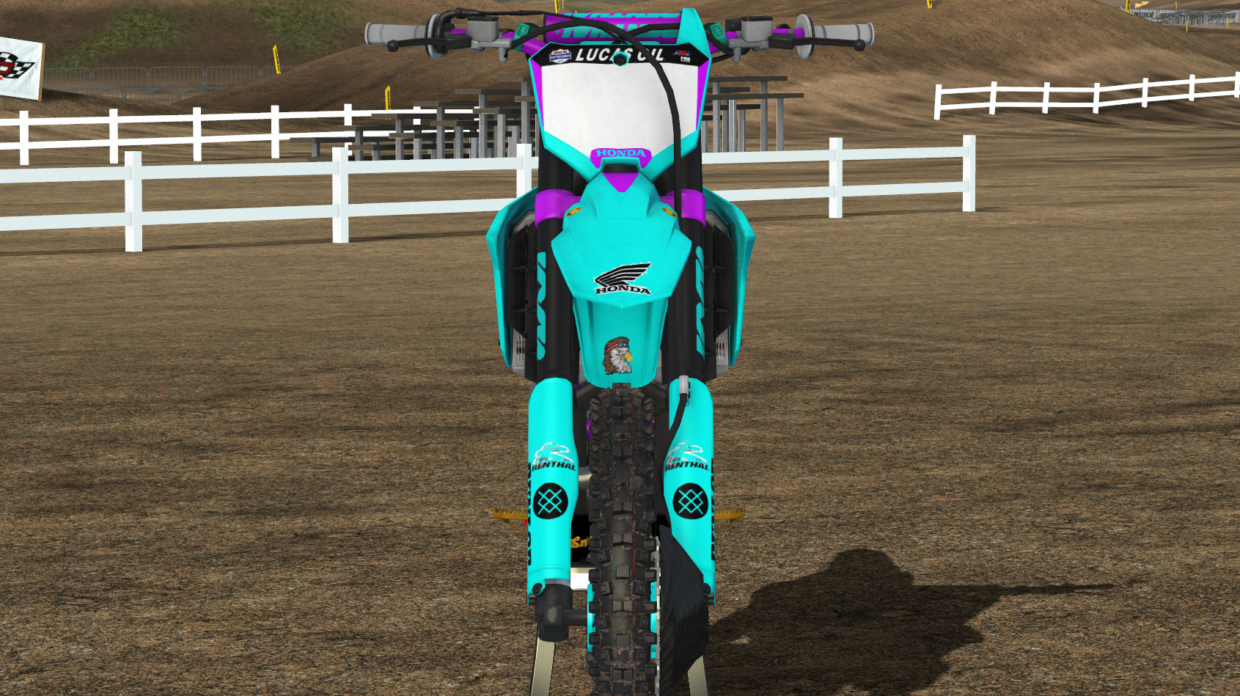 ’22 NEON BLUE honda 250/450 – MXB-Mods.com