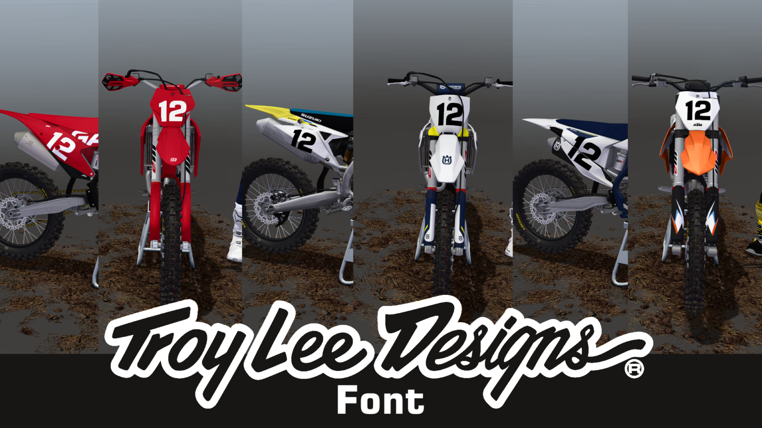 Troy Lee Design bike font – MXB-Mods.com