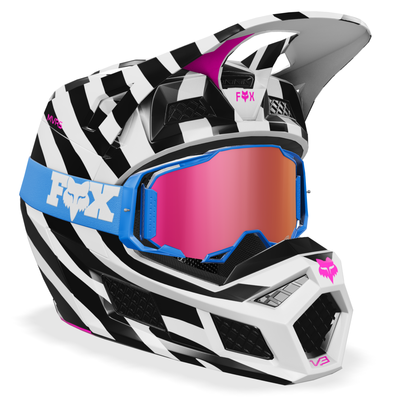 FOX V3 ZEBRA LE [w/ goggles] – MXB-Mods.com