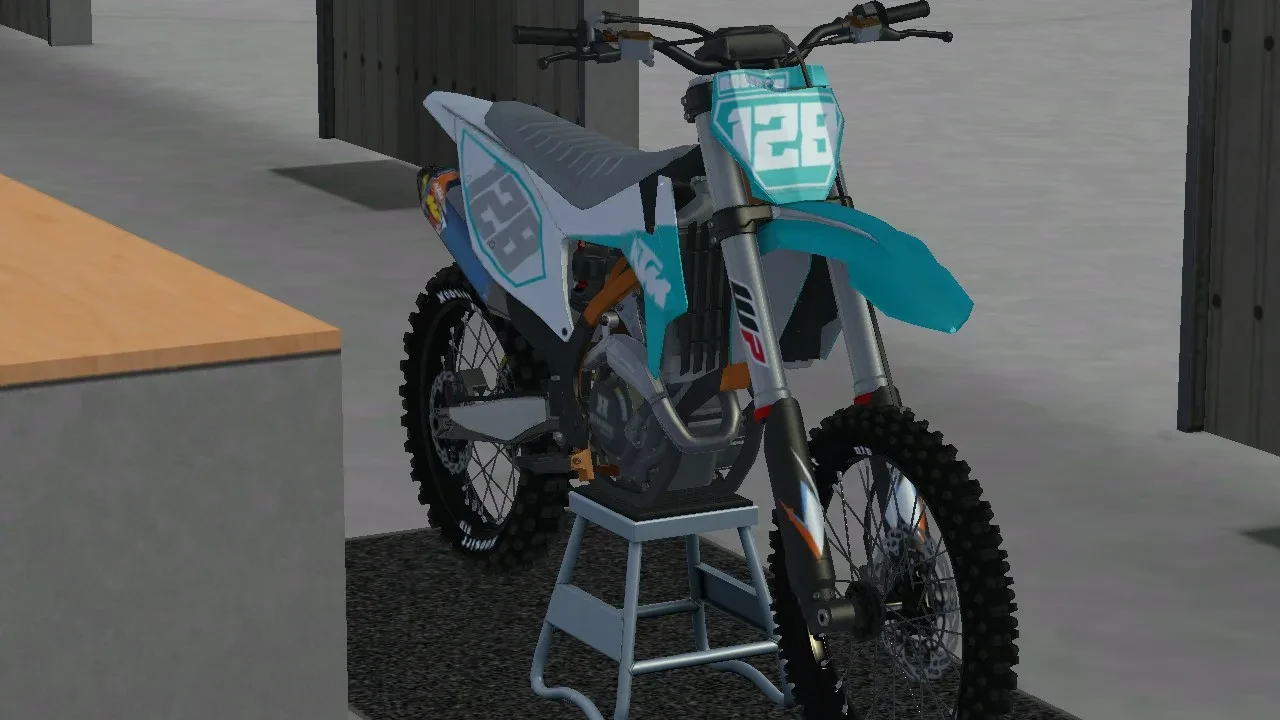 Blue/Teal KTM – MXB-Mods.com