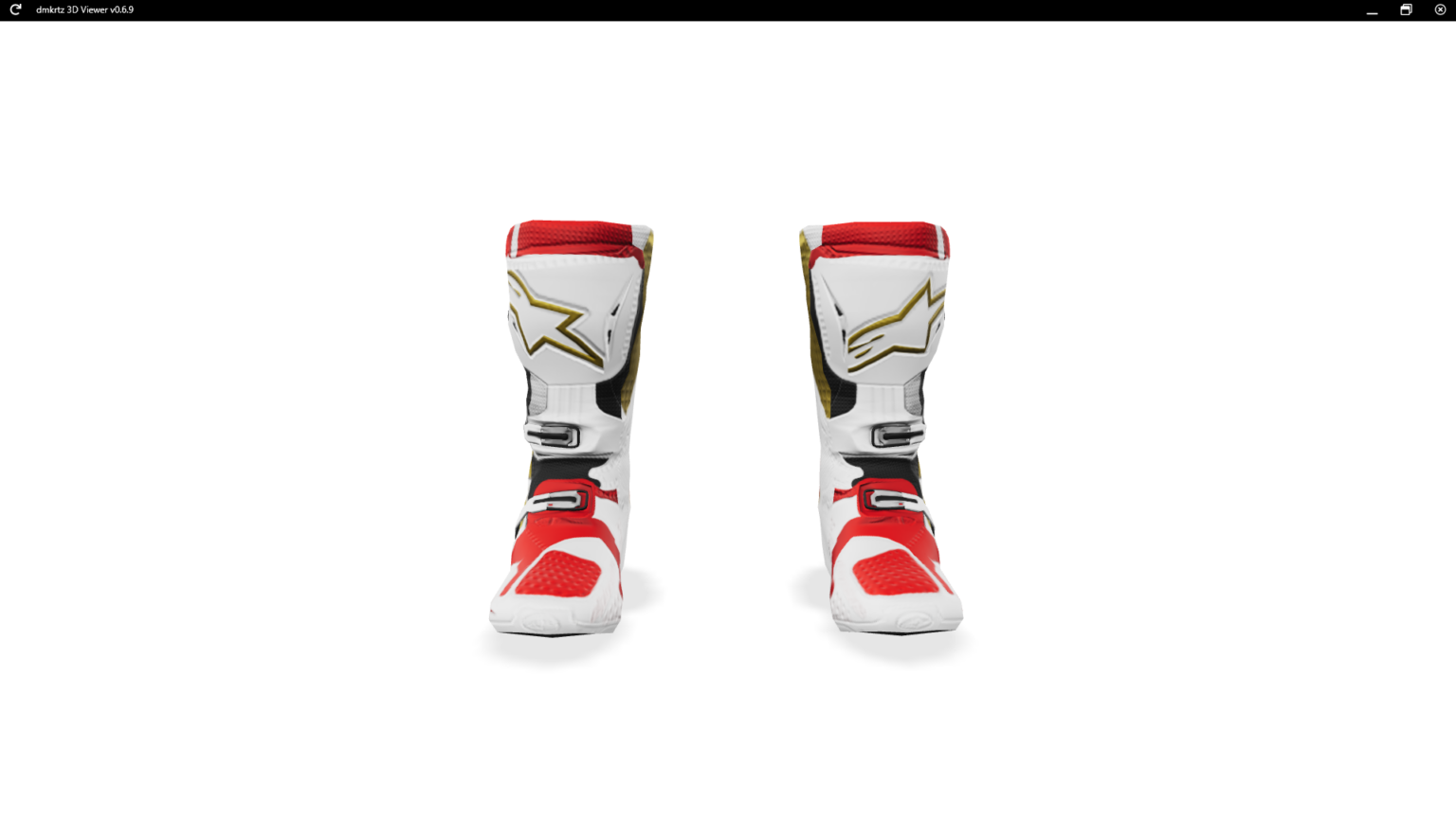 CE22 Gold / White Custom Boots – MXB-Mods.com