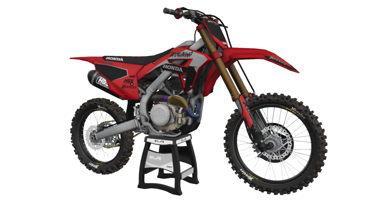 7x Designs Honda Black Gray Red – MXB-Mods.com