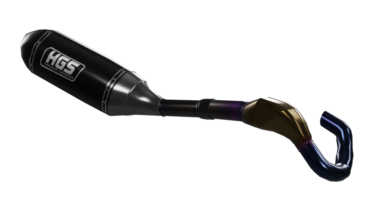 Black HGS exhaust (OEM Honda Model) – MXB-Mods.com