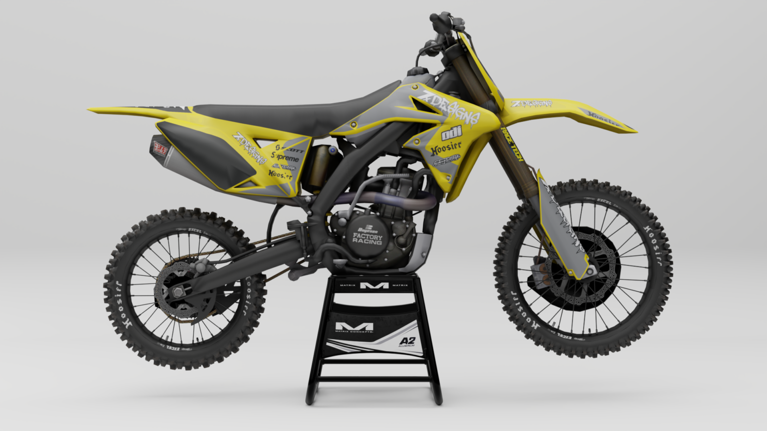 7XDesigns Gray Yellow Suzuki – MXB-Mods.com