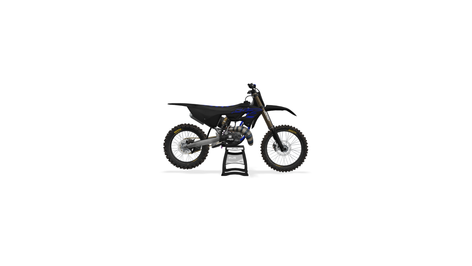 Black and Blue YZ 125 with PSD – MXB-Mods.com