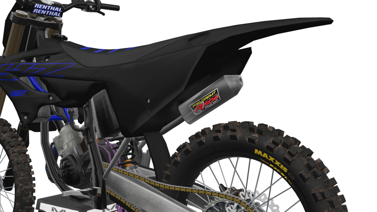 Black and Blue YZ 125 with PSD – MXB-Mods.com