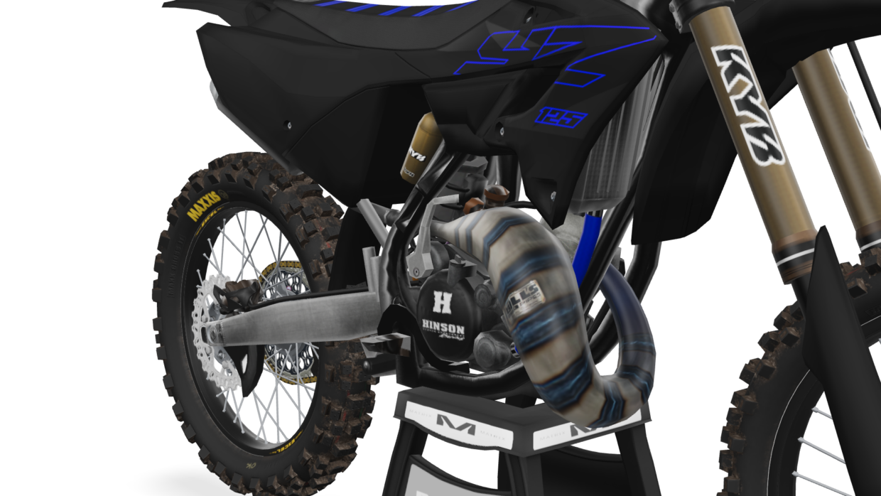 Black and Blue YZ 125 with PSD – MXB-Mods.com