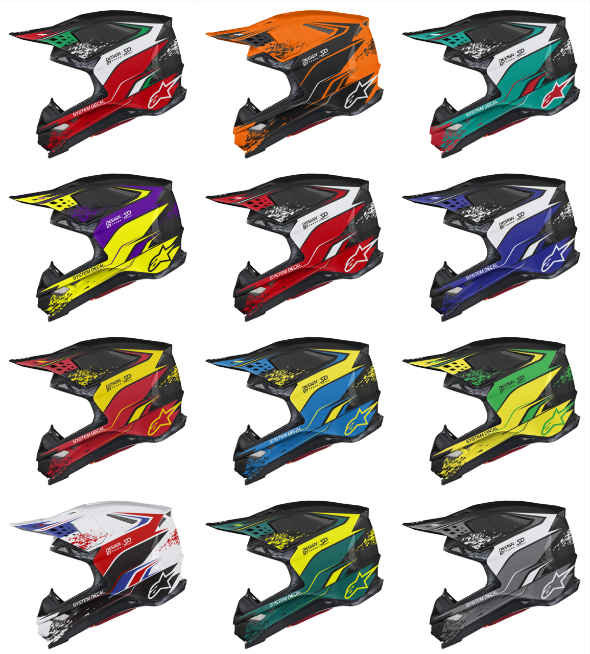 System Decal sm10 Pack (18 Colourways) – MXB-Mods.com