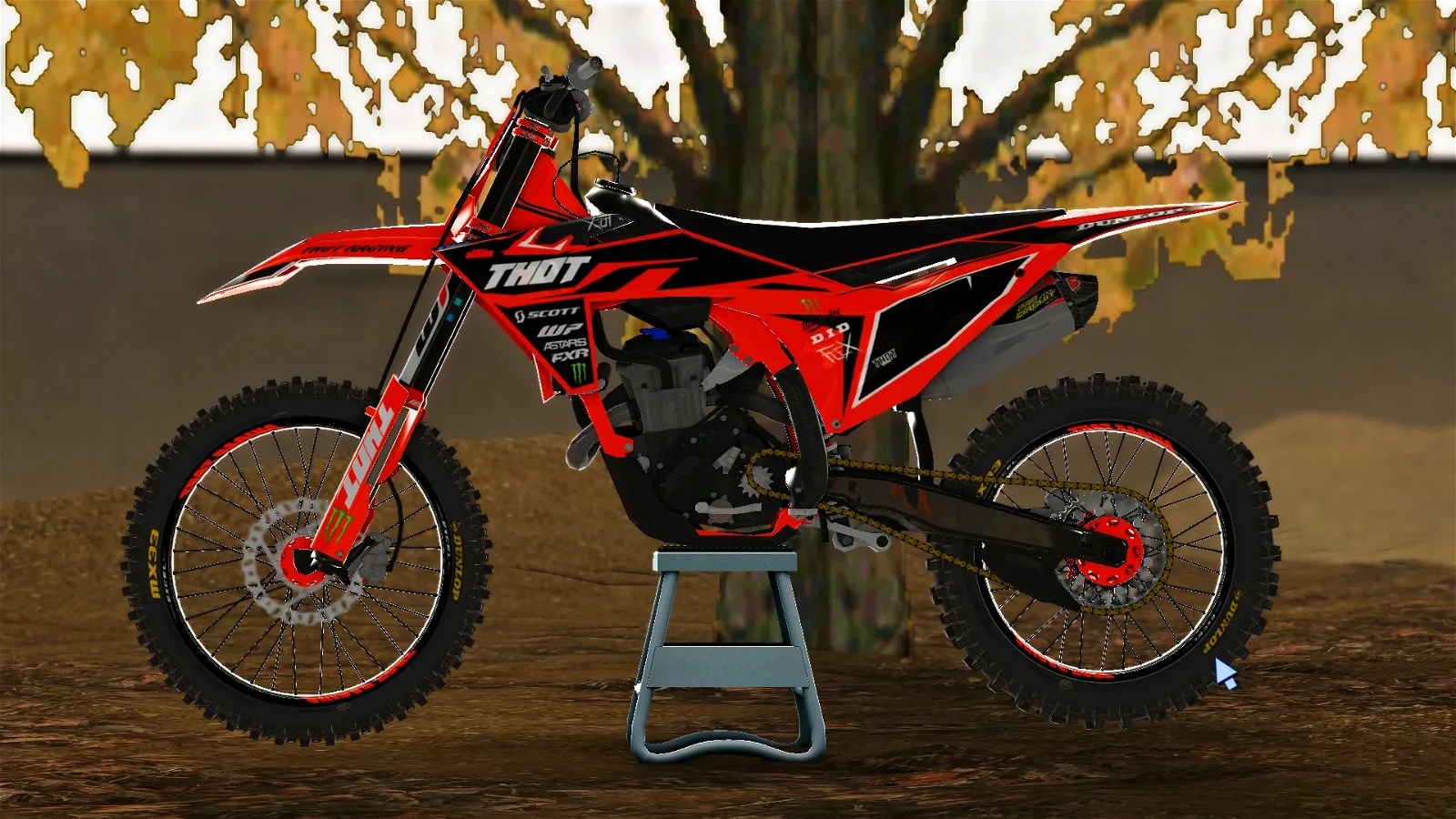 orange ktm 250sxf 2023 THOT RACING – MXB-Mods.com