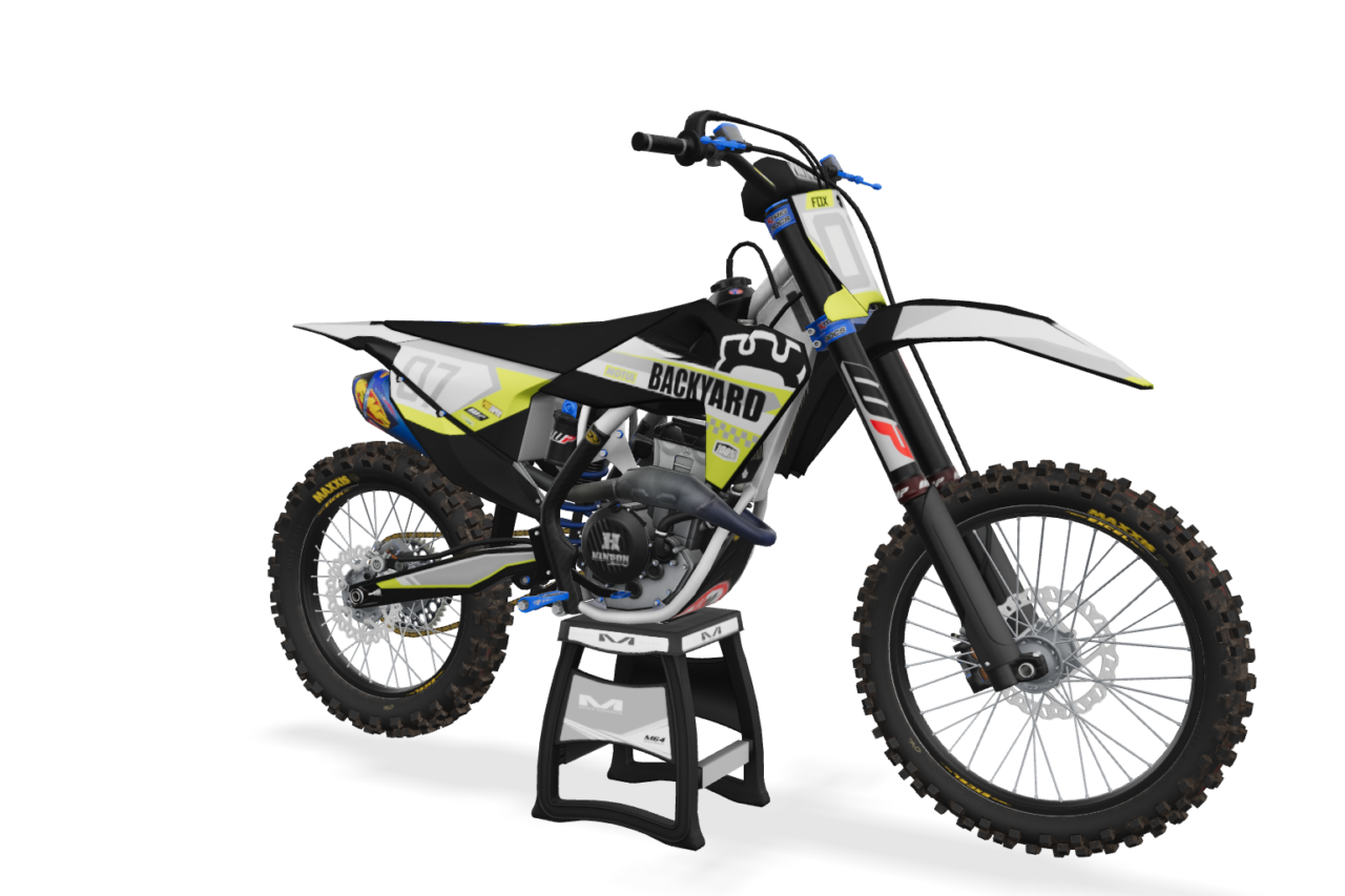 Neon and Gray Kit (Rider and Bike) – MXB-Mods.com