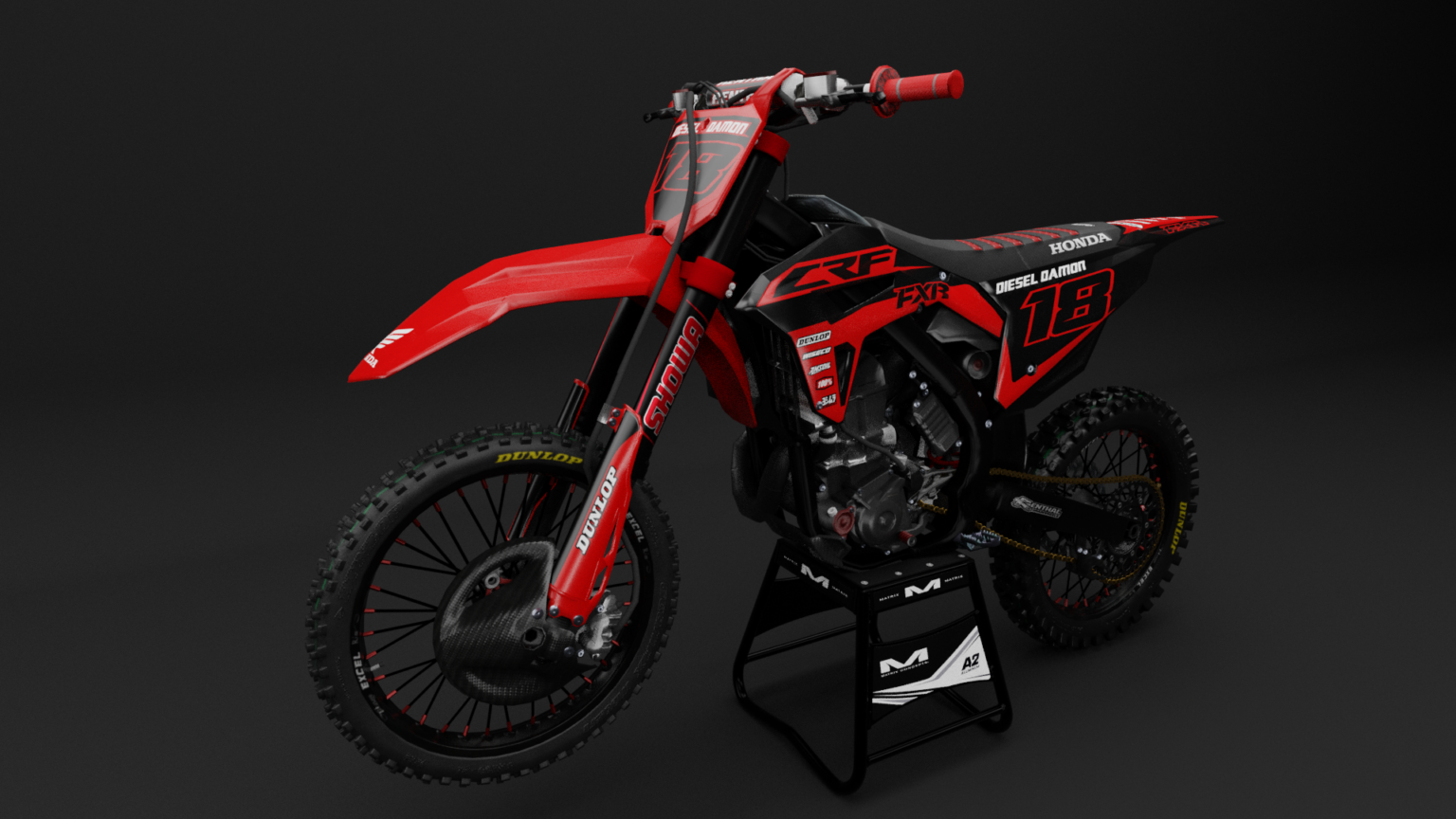 Diesel Damon Designs HONDA CRF250 (PUBLIC VERSION) – MXB-Mods.com