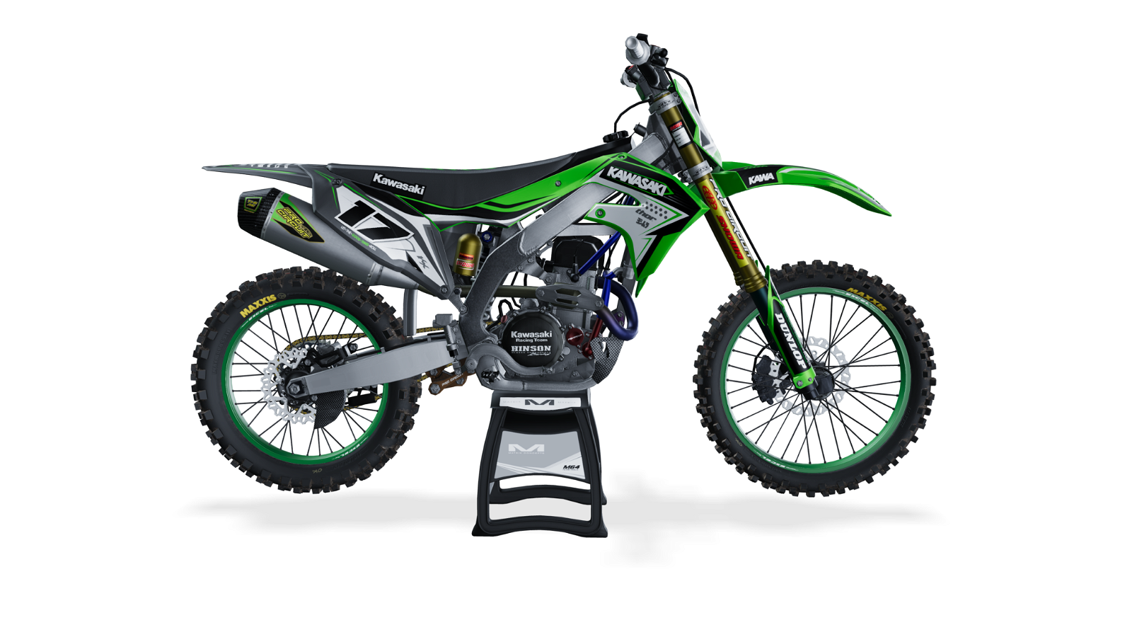 KAWASAKI - SYNTH GRAPHICS KIT – MXB-Mods.com