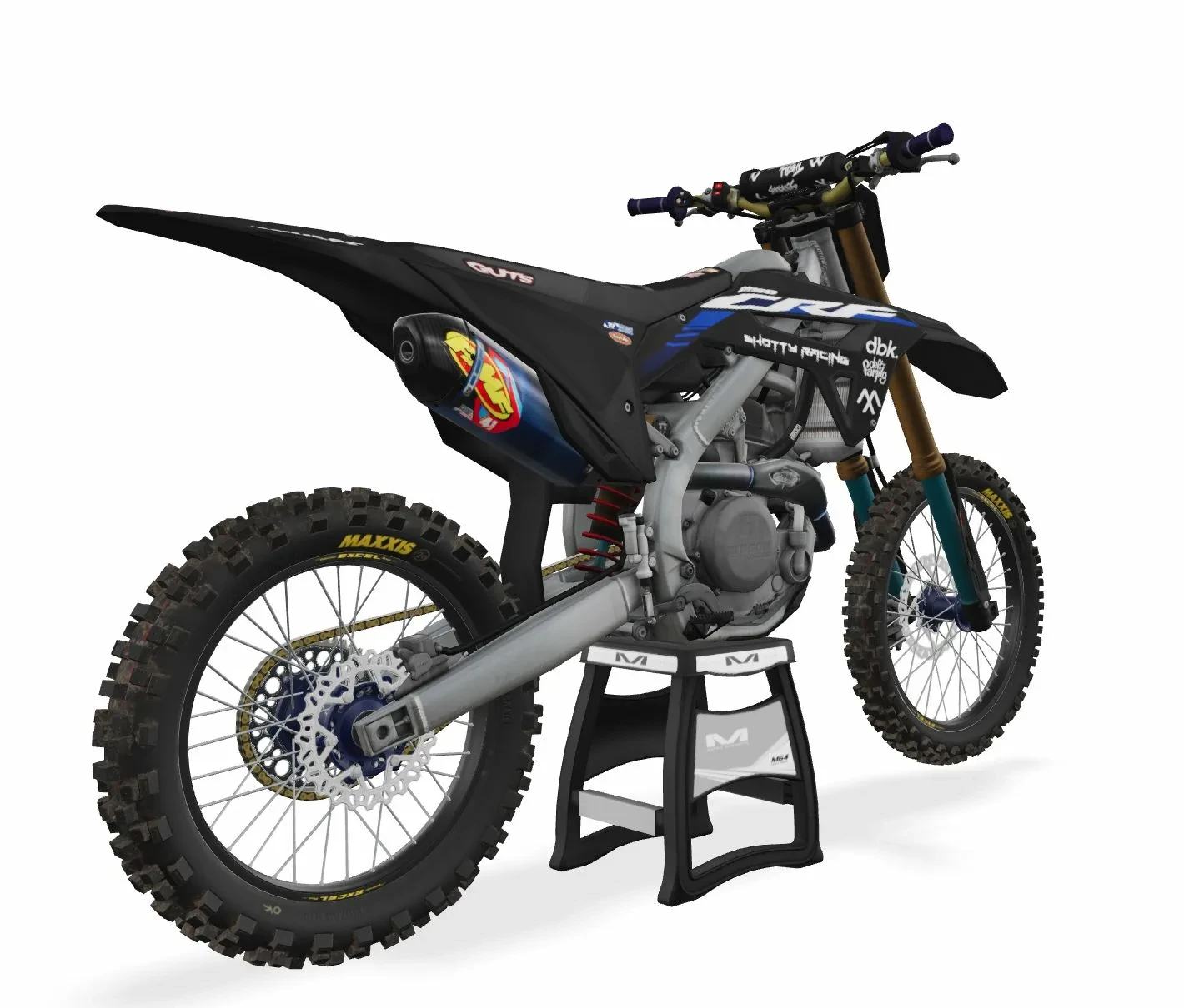 SHOTTY RACING CRF250 & 450 - BLACK&BLUE – MXB-Mods.com