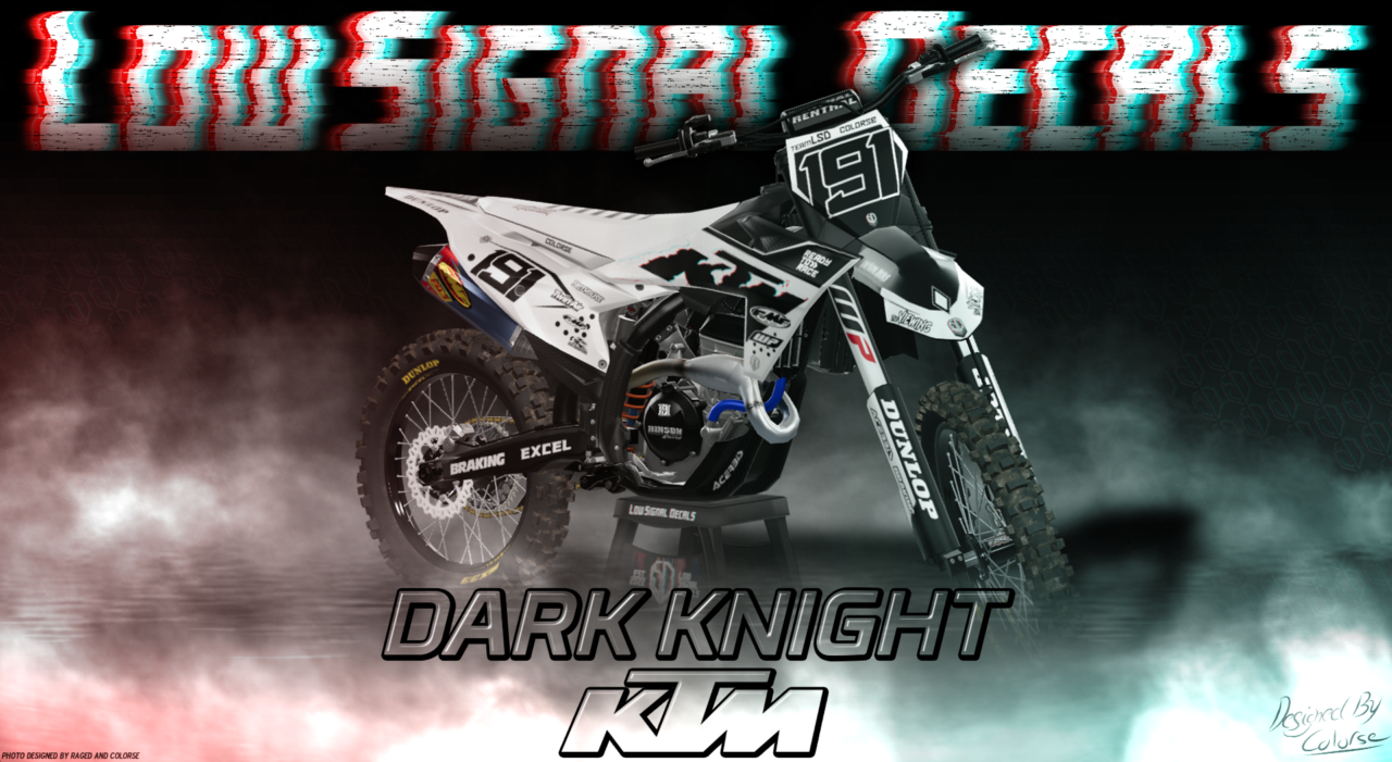 Low Signal Decals Dark Knight KTM 250SXF – MXB-Mods.com