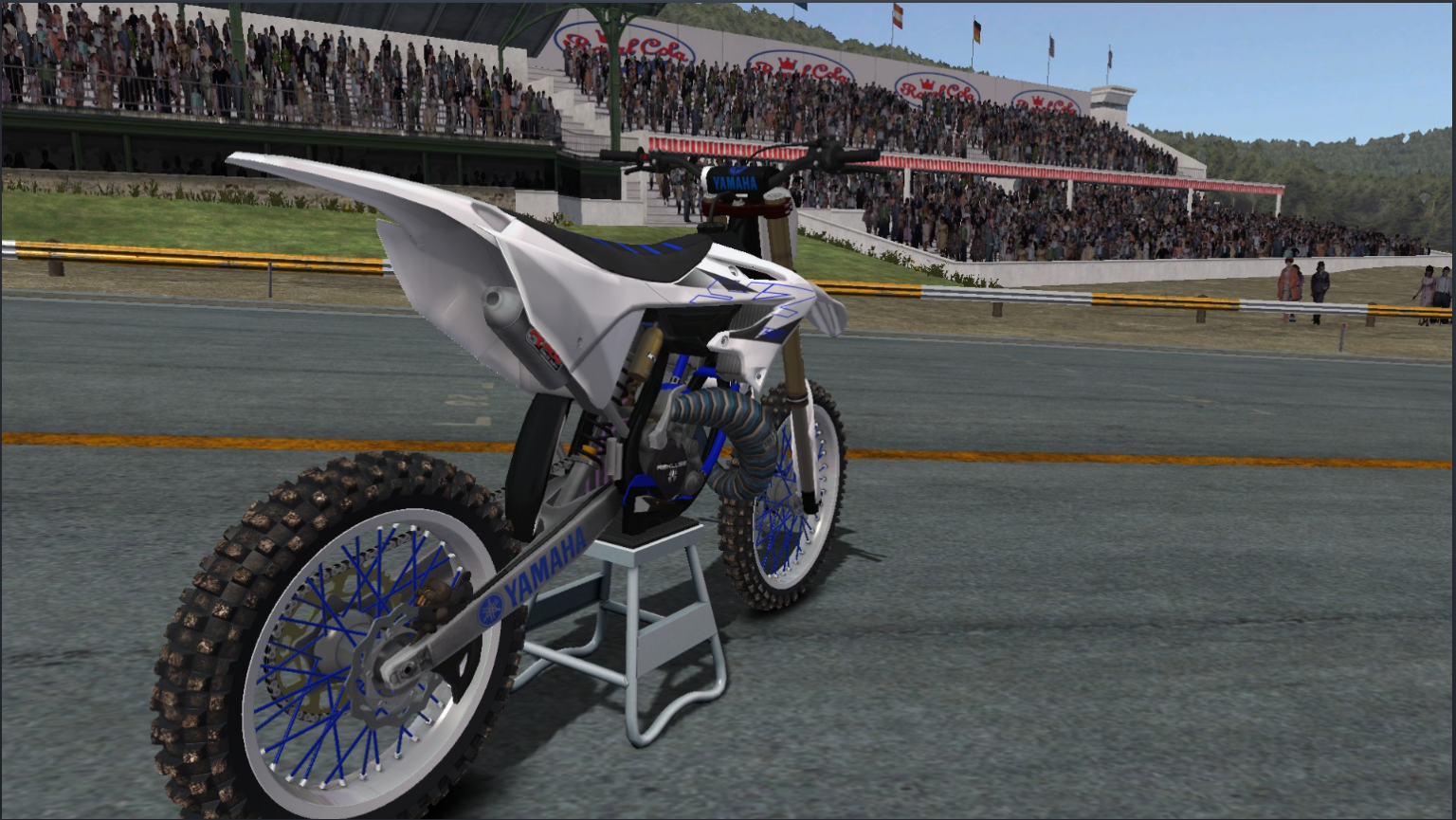 YZ125 white ”scrape” – MXB-Mods.com