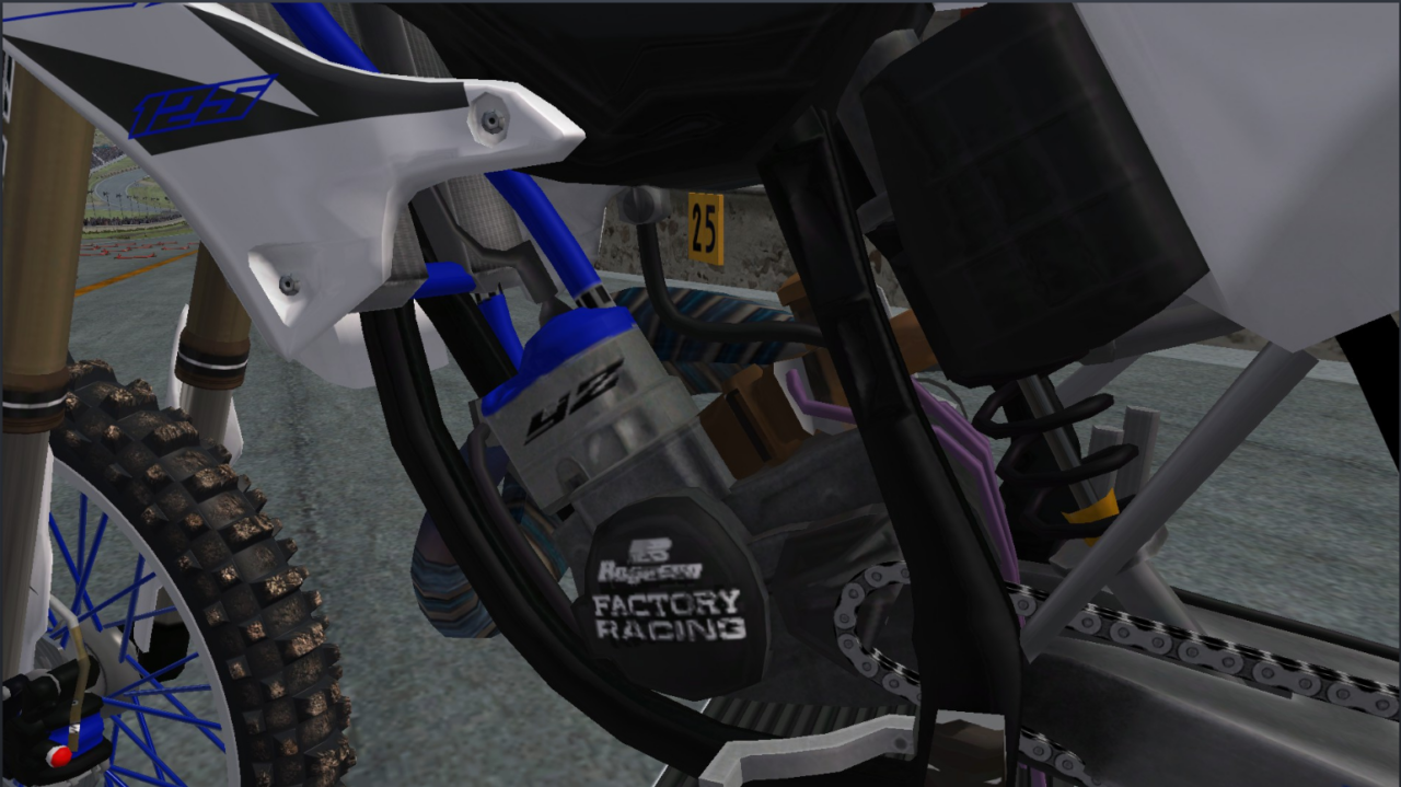 YZ125 white ”scrape” – MXB-Mods.com