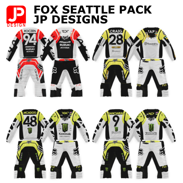Fox Seattle Gear Pack - JP Designs – MXB-Mods.com